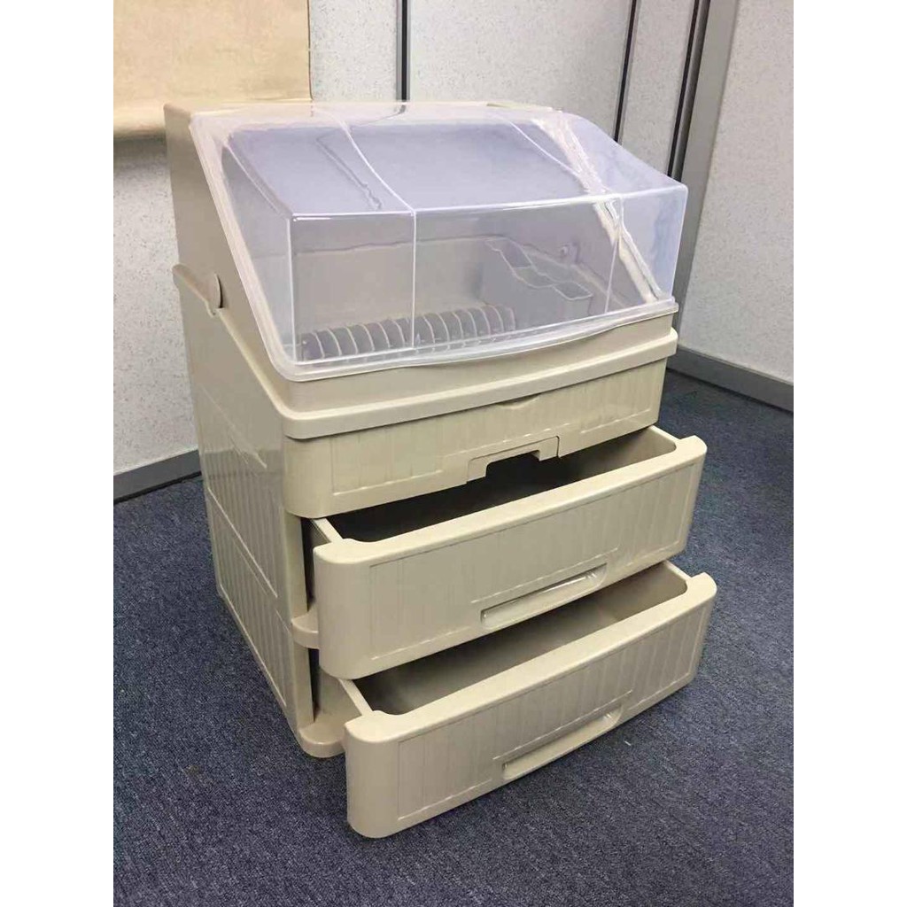 Dish Rack with Drainer / Dish Drainer with 2 DRAWERS ( BETTERWARE ...