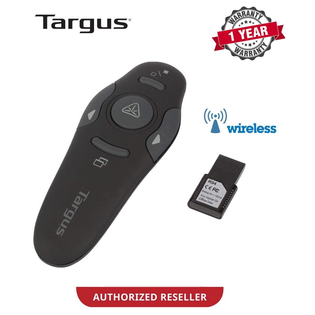 Targus AMP16 Wireless Presenter With Laser Pointer - Long Range 50 feet ...