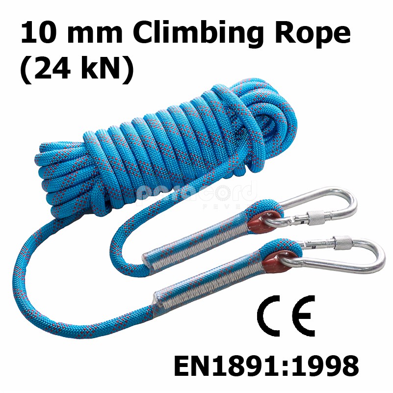 10mm 24 kN Static Rope for Climbing, Rappelling, Abseiling and ...