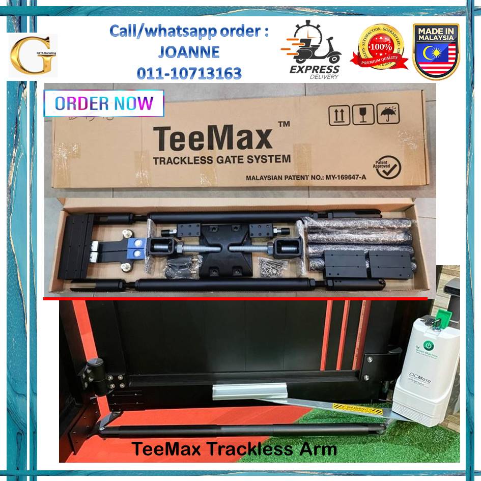 Trackless Arm - TeeMax Aluminum Trackless System for folding gate Full ...