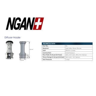 BOMBA 2 1/2" Aluminum Hydrant Nozzle / Diffusal Nozzle / Bomba Nozzle ...