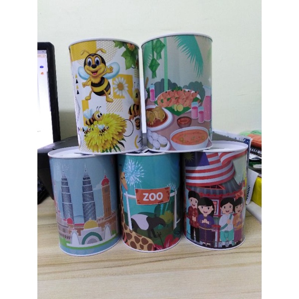 Tabung duit tabung syiling tabung duit kertas coin bank metal cartoon ...