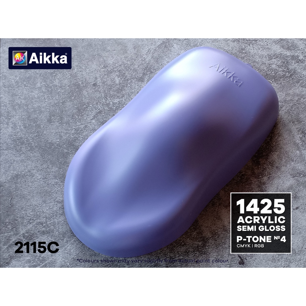 AIKKA Paint PANTONE Colour 2115C / 1425 ACRYLIC SEMI GLOSS PAINT ...