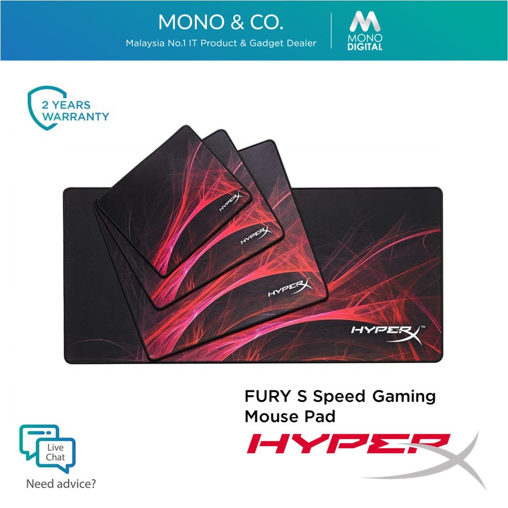 HyperX Fury S Pro Speed Edition Pro Gaming Mouse Pad - Small/Medium ...
