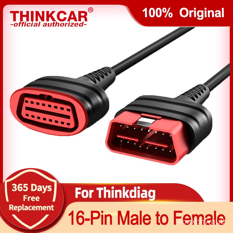 THINKCAR ThinkDiag Original OBD2 16Pin Male to Female Extension Cable ...