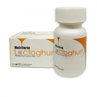 Nutriforte Lactoghurt Probiotics with FOS chewable 30 Tablets | Shopee ...