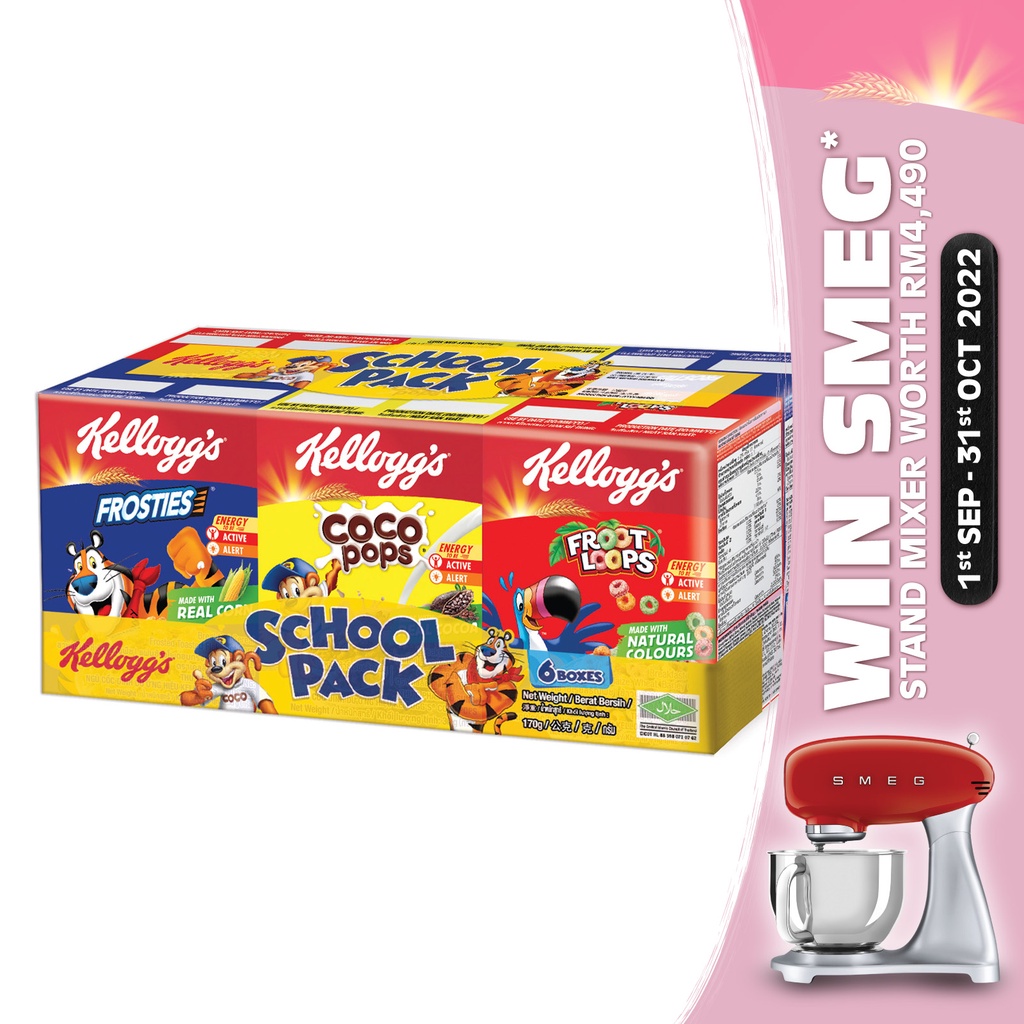 Kellogg's School Pack - 6 Mini Packs (170 g) | Shopee Malaysia