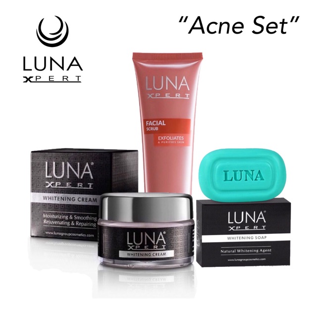 Luna Xpert Acne Set (FREE SOAP & FACIAL SCRUB) | Shopee Malaysia