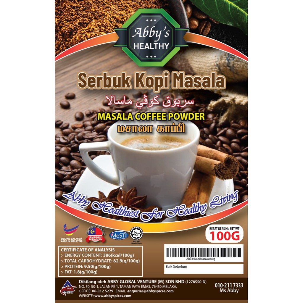 Masala Coffee Powder (Original) | Shopee Malaysia