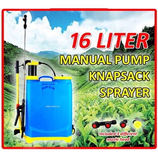 Tong Mesin Pam Racun Rumput Pump Pressure Sprayer Manual Knapsack Spray ...