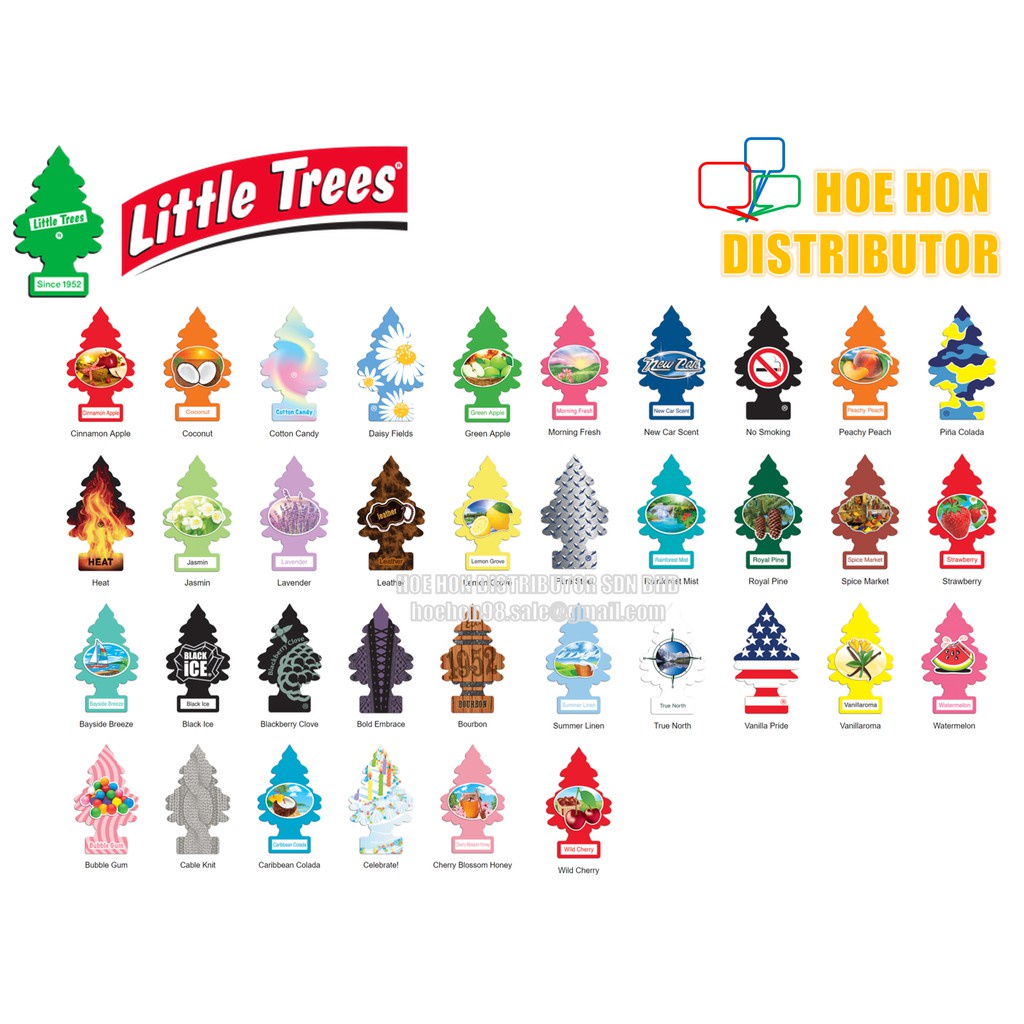 Little Tree Air Freshener Car Vehicle Perfume Fragrance (ORIGINAL ...