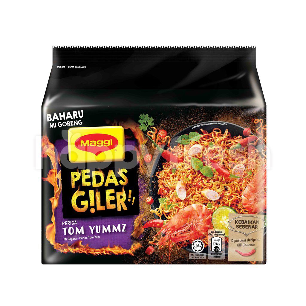 MAGGI PEDAS GILER PERASA TOM YUMZ 5 PAKET READYSTOK | Shopee Malaysia