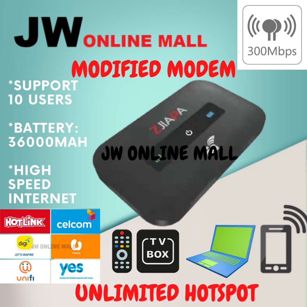 (Modified Modem Router Mifi ) ZJIAPA A8 PLUS Portable Mifi Pocket Wifi ...