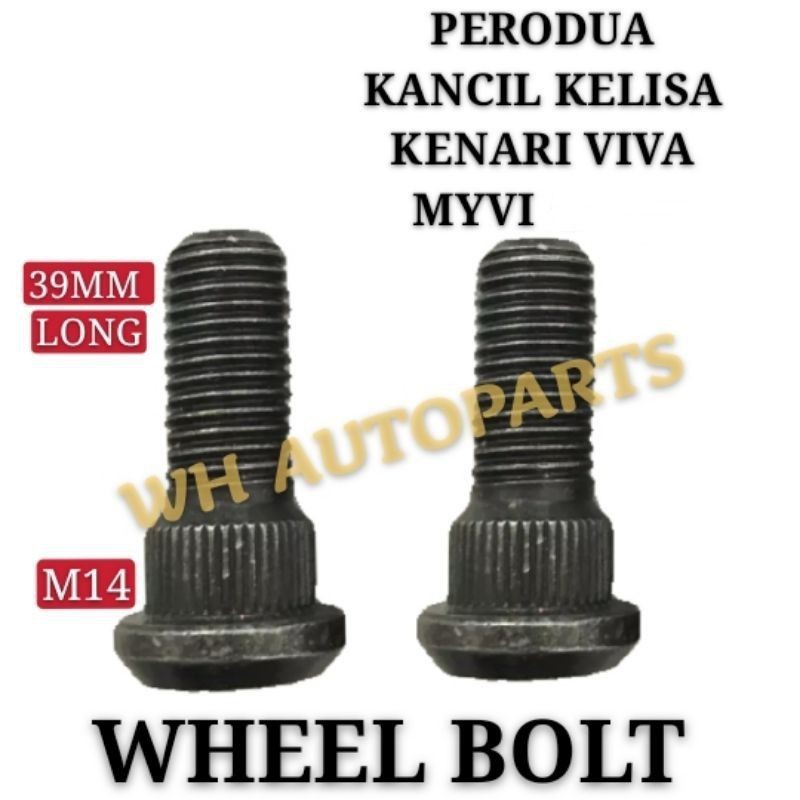 (1PC)WHEEL BOLT TYRE SKRU SCREW PERODUA KANCIL KELISA KENARI VIVA MYVI ...