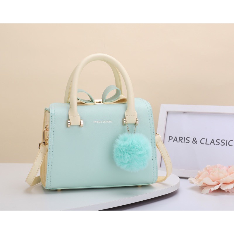 Paris & Classic Fashion Woman Handbag*93325 | Shopee Malaysia