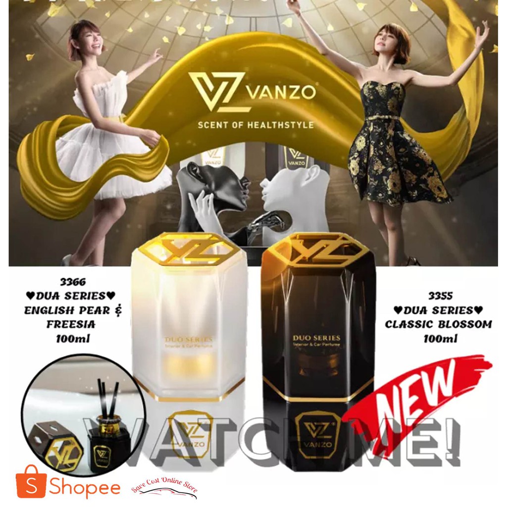 Vanzo Duo Series 3355 & 3366 New Generation Car Air Freshener Perfume ...
