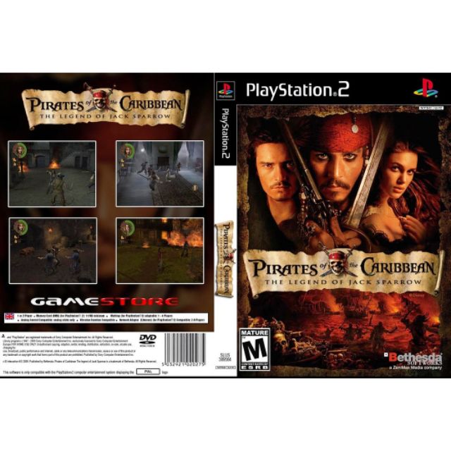 PS2 GAME COLLECTION (Pirates of the Caribbean: The Legend of Jack ...