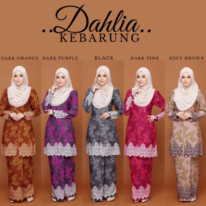 Kebarung Moden Dahlia | Shopee Malaysia