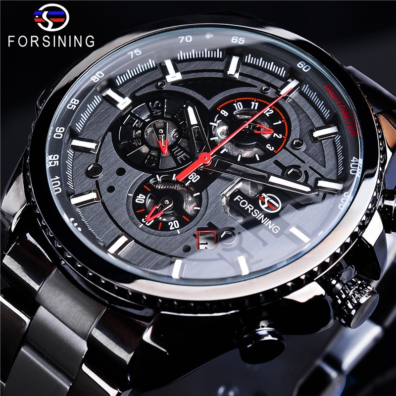FORSINING Waterproof Multi-function Mechanical Watch,Men's Fashion ...