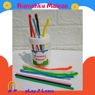 Permainan Busy Jar Toy Montessori Busy Jar Fine Motoric Play Sensory ...