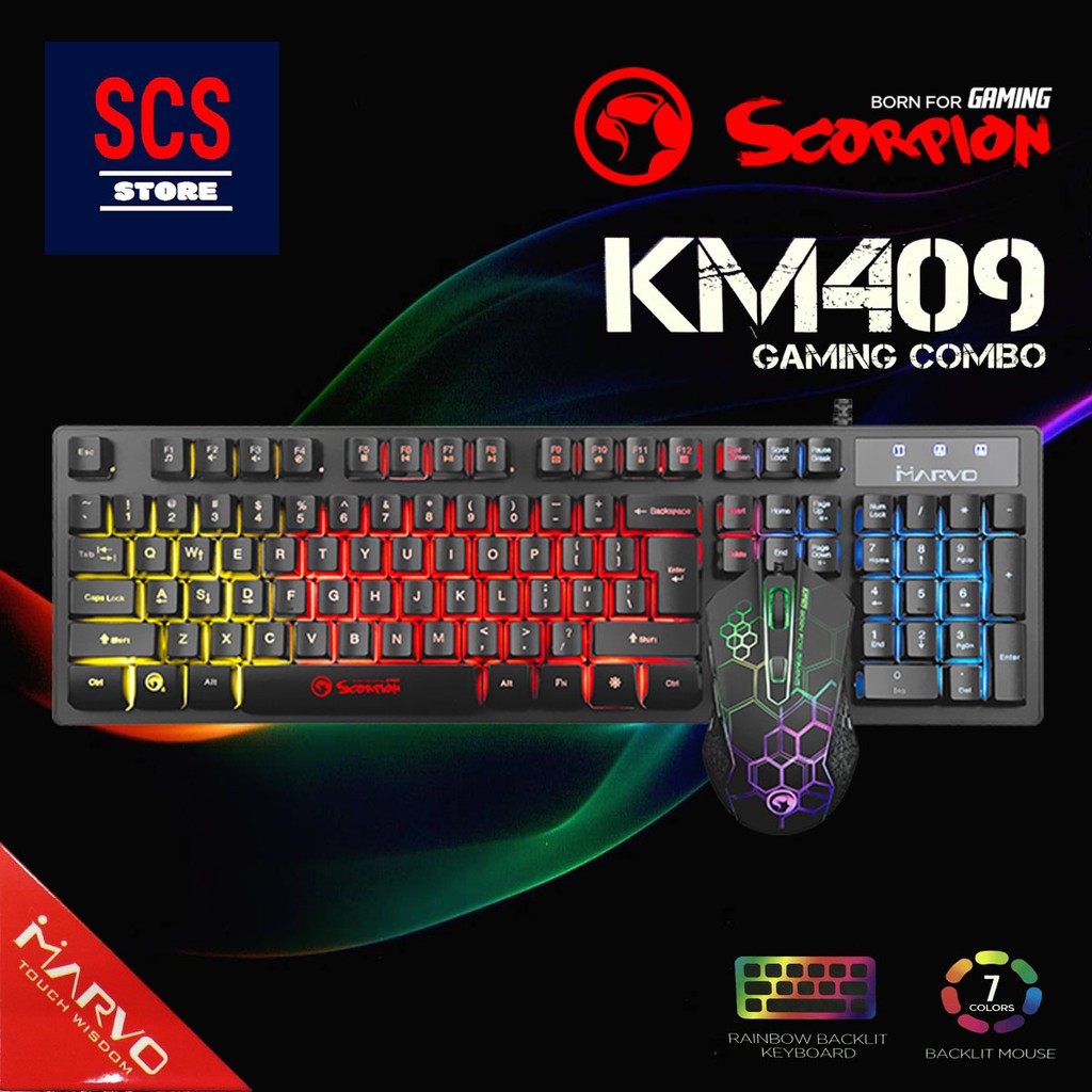 MARVO SCORPION KM409 GAMING COMBO | Shopee Malaysia