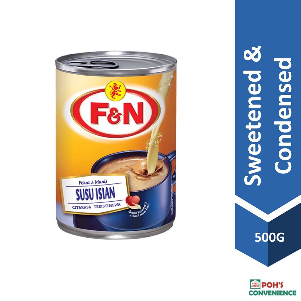 F&N Sweetened & Condensed Filled Milk (500g) | Shopee Malaysia