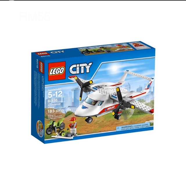 LEGO CITY Ambulance Plane 60116 | Shopee Malaysia