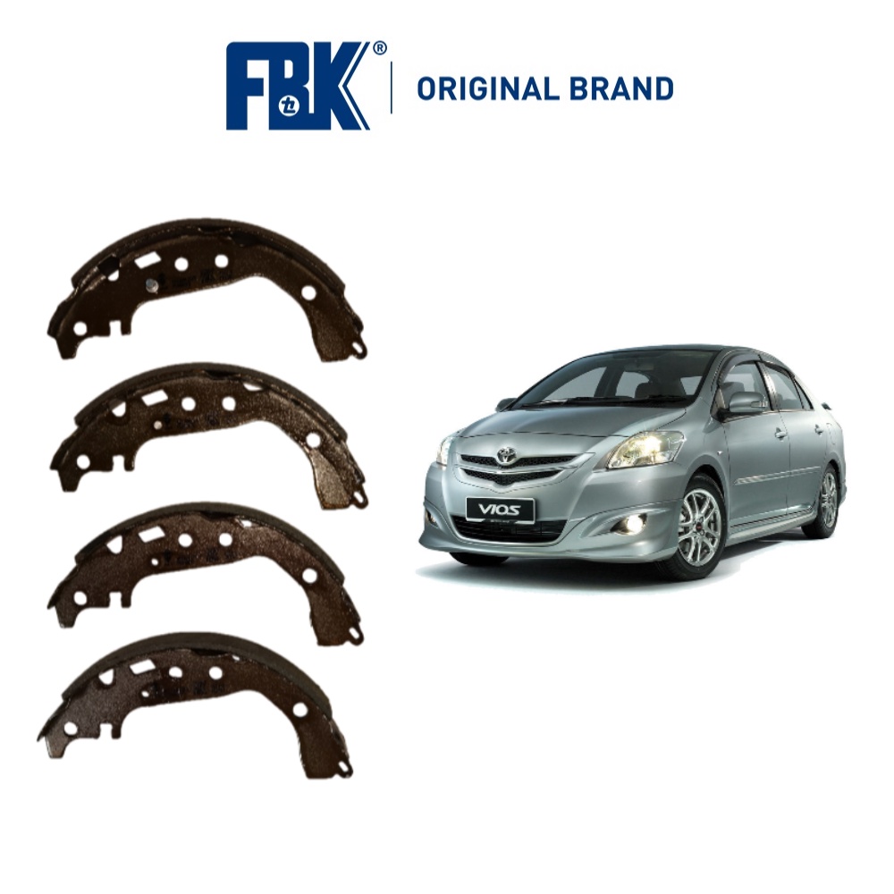 FBK Brake Shoe Rear - Toyota Vios NCP93 E/J | Shopee Malaysia