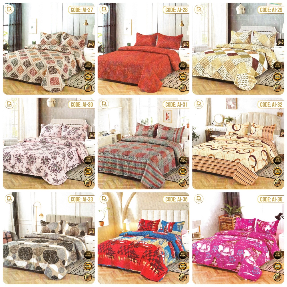 New Design FREE Bag Simpanan BedSheet Vintage bunga design Anti kedut ...