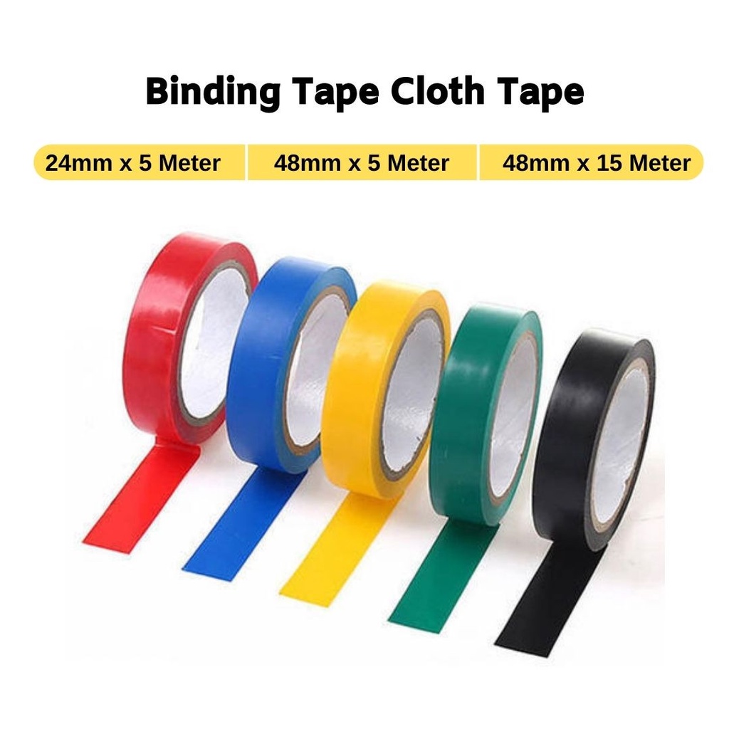 (24/48mm x 5M / 48mm x 15M ) Cloth Tape Binding Tape | Shopee Malaysia