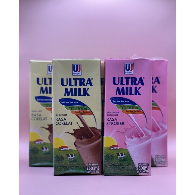 Susu Ultra Milk Ultrajaya 250ml (Indonesia) | Shopee Malaysia