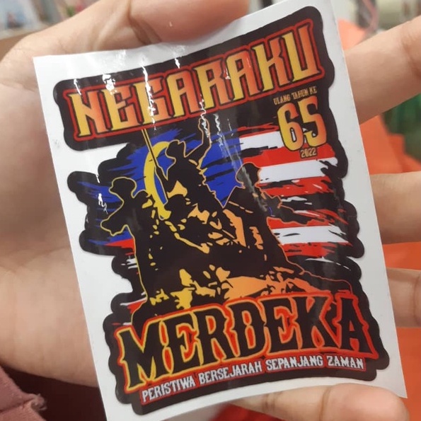 MERDEKA STICKER KALI KE 65 STICKER MERDEKA | Shopee Malaysia