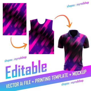 100 Editable Sublimation Abstract T-Shirt Template Adobe Illustrator Ai ...