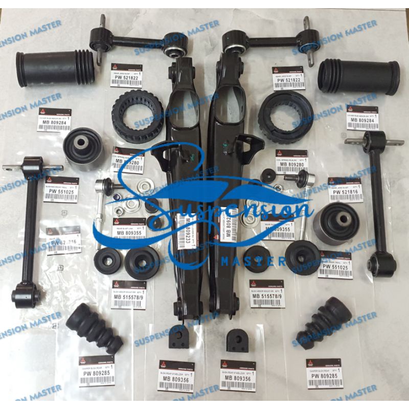 22PCS COMBO SET -REAR LOWER ARM/REAR UPPER ARM/REAR TRAILING ARM BUSH ...