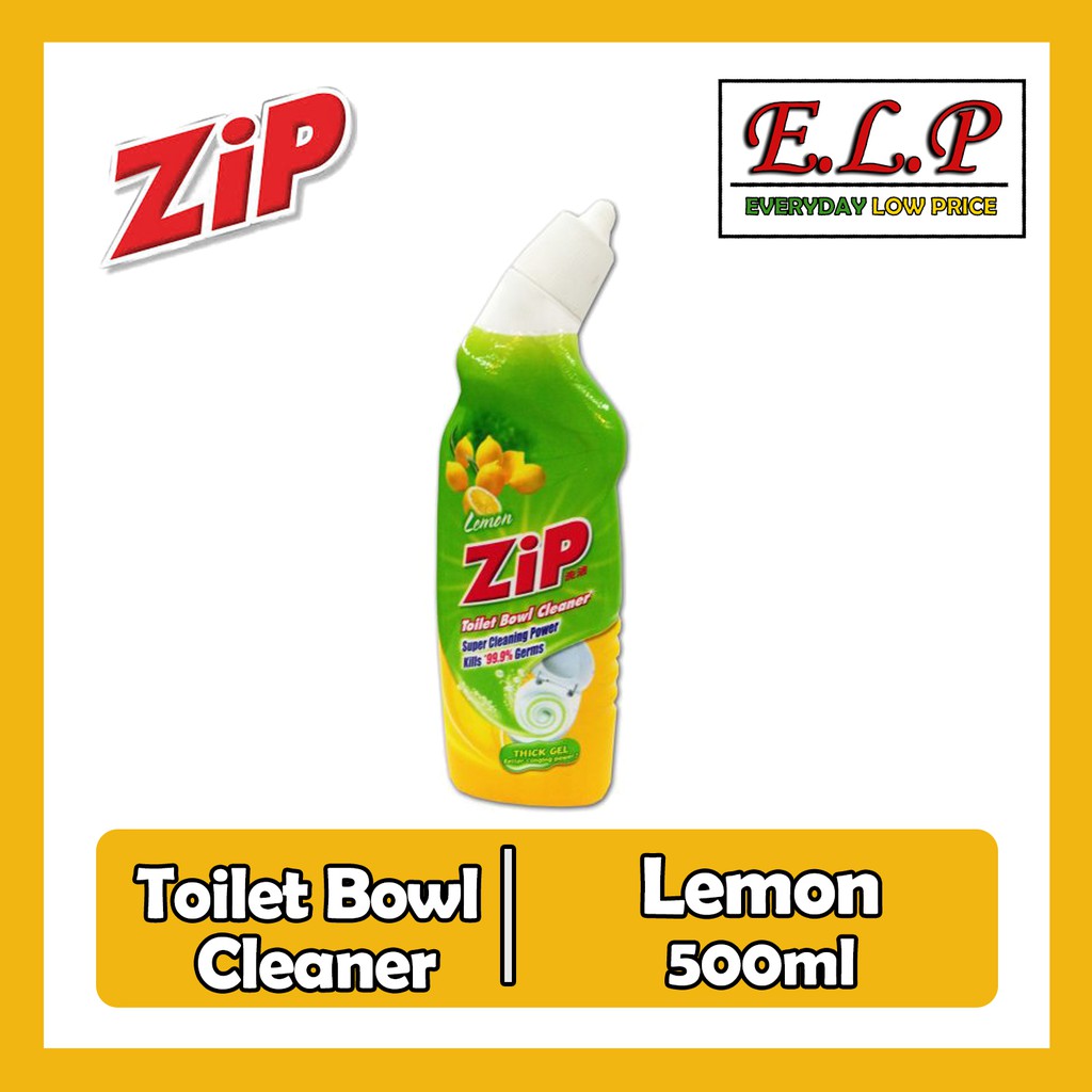 Zip Liquid Toilet Bowl Cleaner Turbo Plus 450ML/ Floral & Lemon 500ML ...