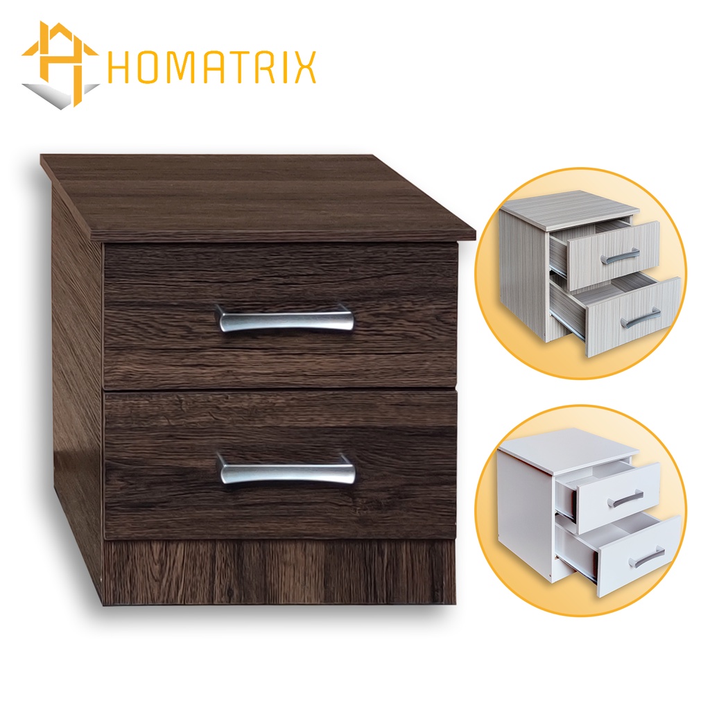 HOMATRIX Bedside Table Storage Drawer Cabinet HM7054 | Shopee Malaysia