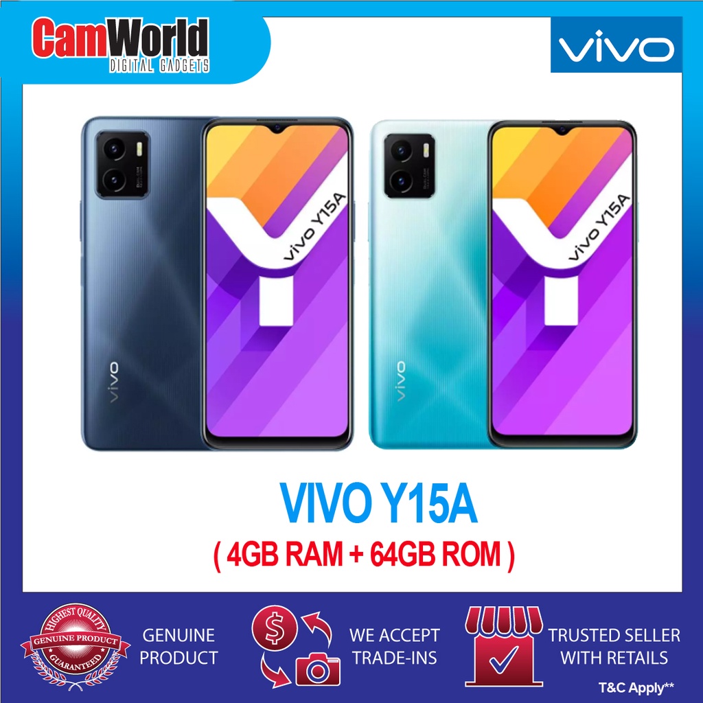 Vivo Y15A ( 4GB RAM + 64GB ROM ) | Shopee Malaysia