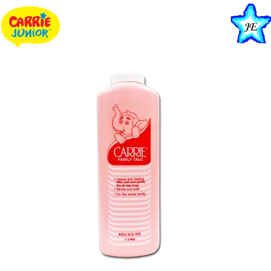 Carrie Junior Family Talcum Powder/ Bedak Wangi Untuk Kegunaan ...