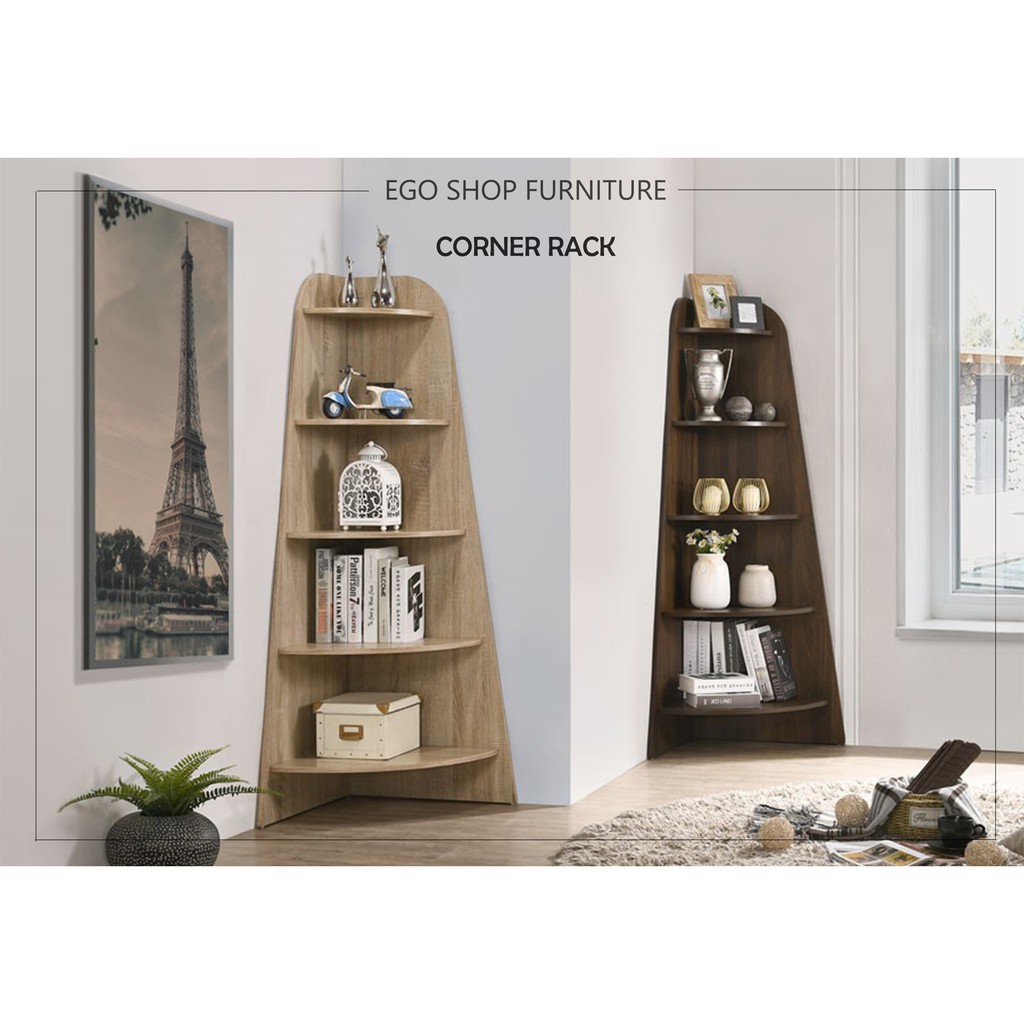 EGO Rak Buku/Divider /Corner Rack/Hall Divider /Living Room Shelf ...