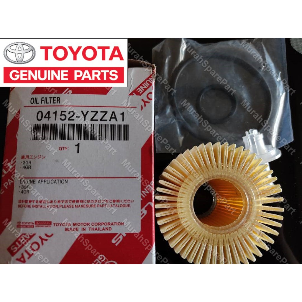 04152-YZZA1/FTY ENGINE OIL FILTER PAPER TOYOTA ACV50-2.5 TOYOTA GNH10 ...