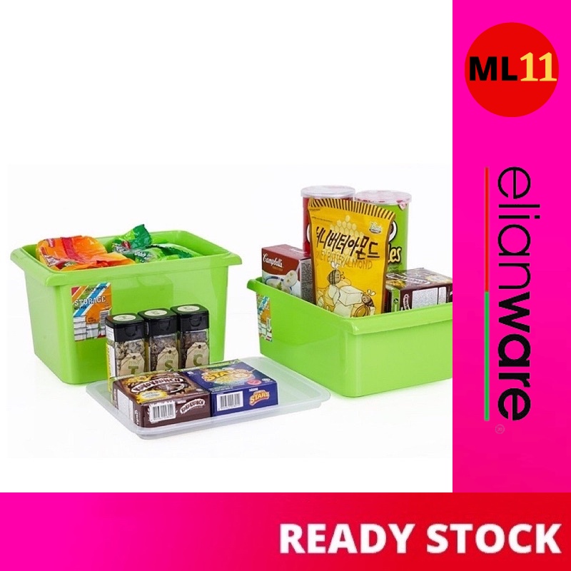 ELIANWARE (3.5L/5L) Mini Underwear Socks Towel Transparent Cover Almari ...