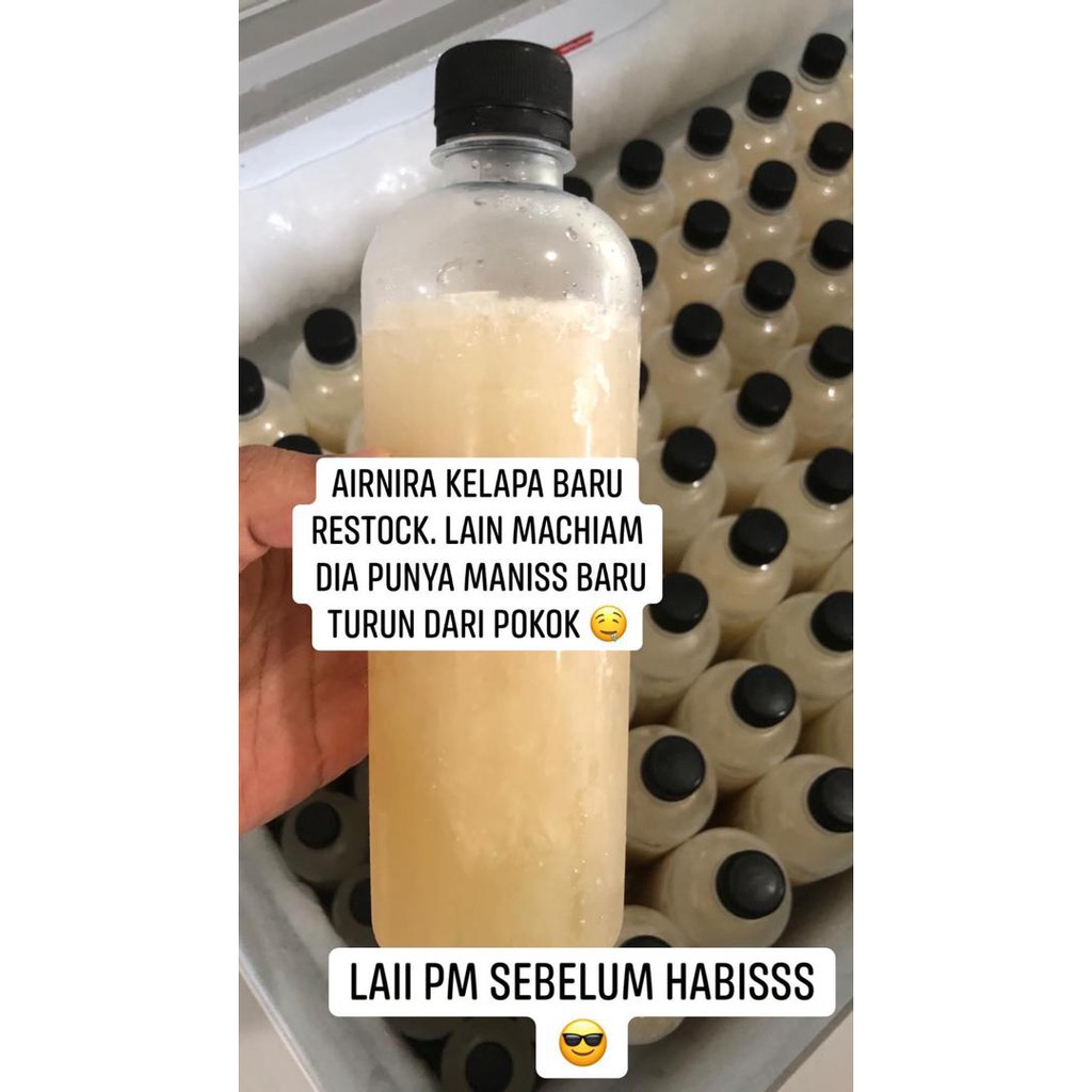 Air Nira Kelapa Original (Tanpa Campuran Gula dan Bahan Pengawet ...