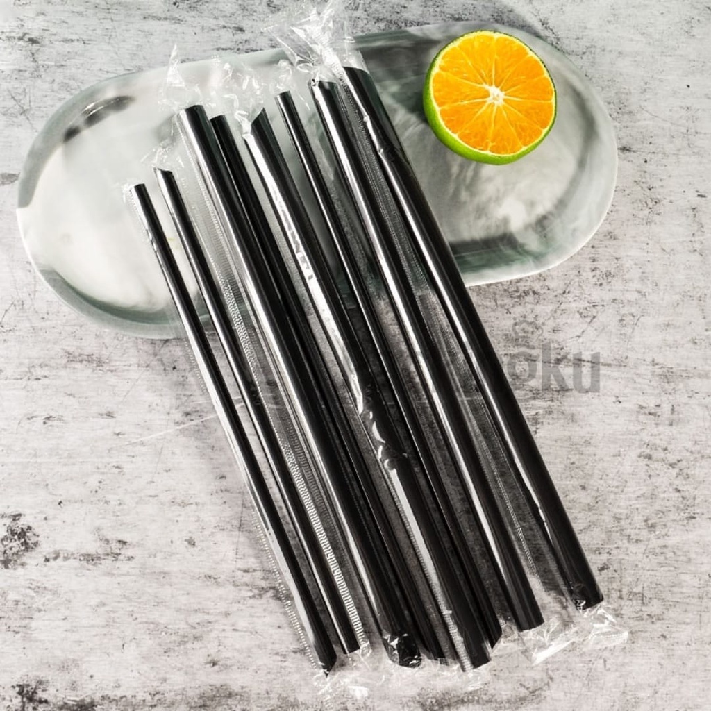 [PACKINGKU] Straw Sharp End Straw Individual Pack /long 21cm+-Straw ...