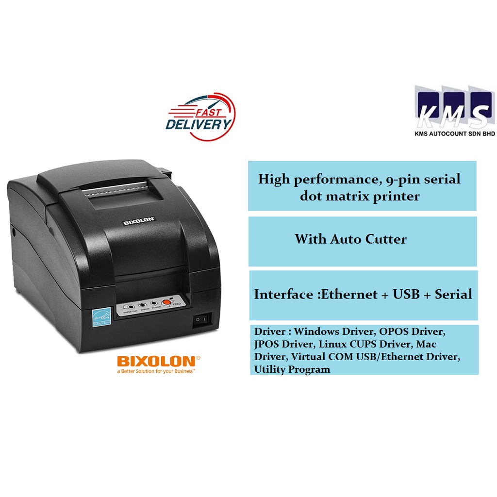 Bixolon SRP275 iii Dot Matrix Receipt Printer -With Auto Cutter | Shopee Malaysia