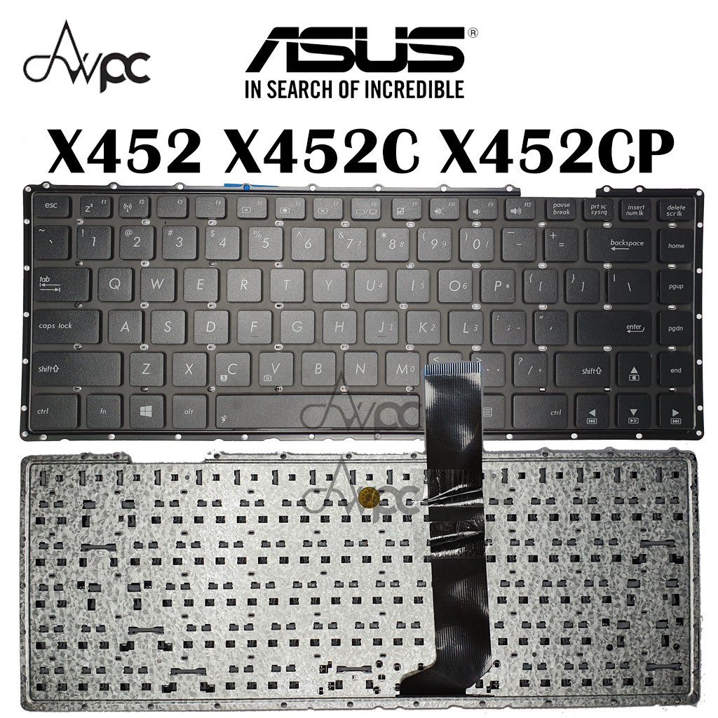 ASUS KEYBOARD X452 X452C X452CP X452E X452EA X452L X452M X450 ...