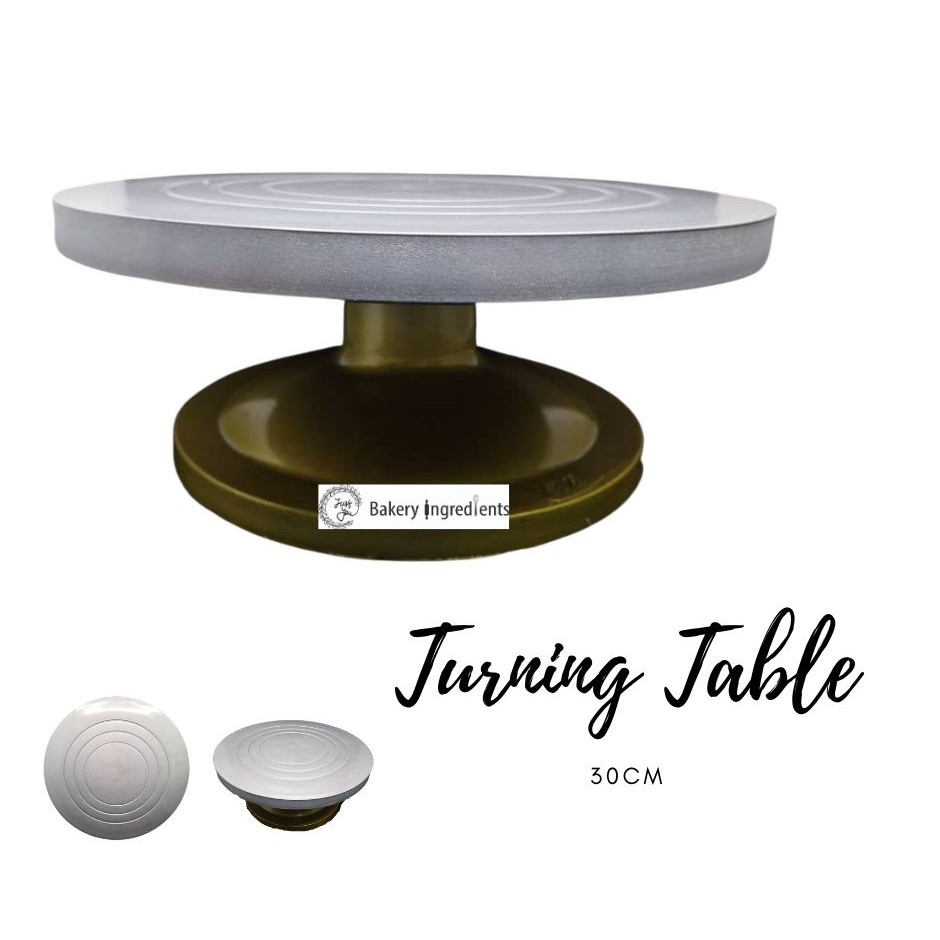 Turning Table / Revolving Cake Stand (Diameter 30cm) | Shopee Malaysia