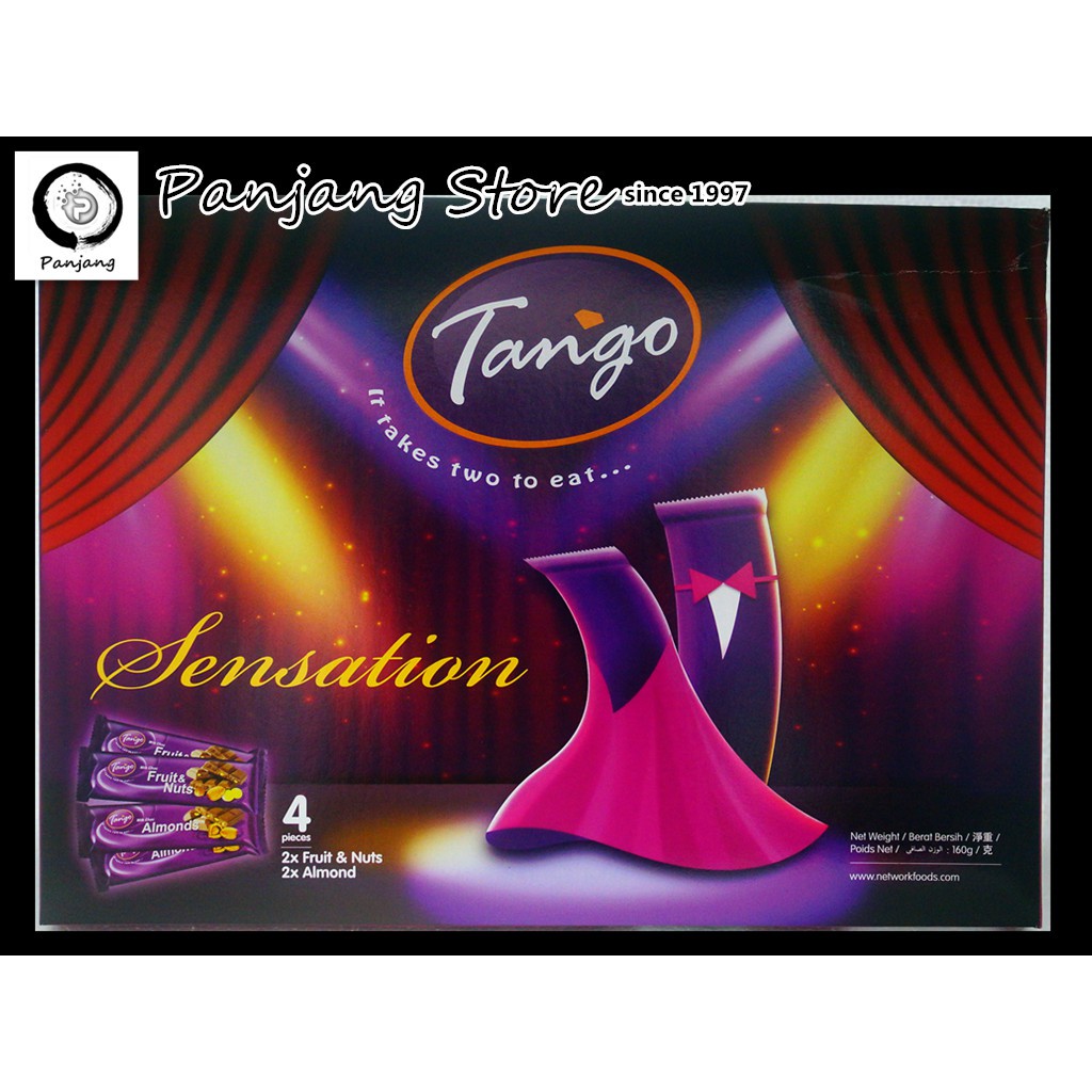 TANGO MILK CHOCOLATE FRUIT & NUTS SENSATION BOX ( 4PCS X 40G) | Shopee ...