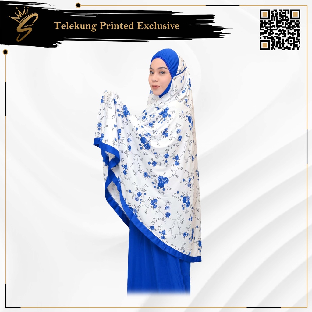 Telekung Printed Exclusive D3 / Design 3 / Printed / Exclusive ...