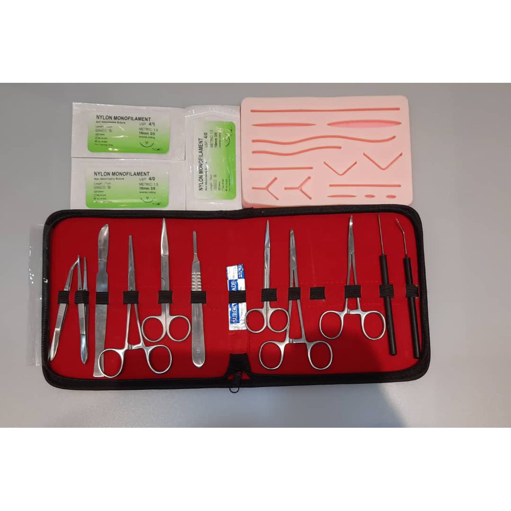 surgical kit /Surgical Suture Training Kit Skin Operate Practice Model ...
