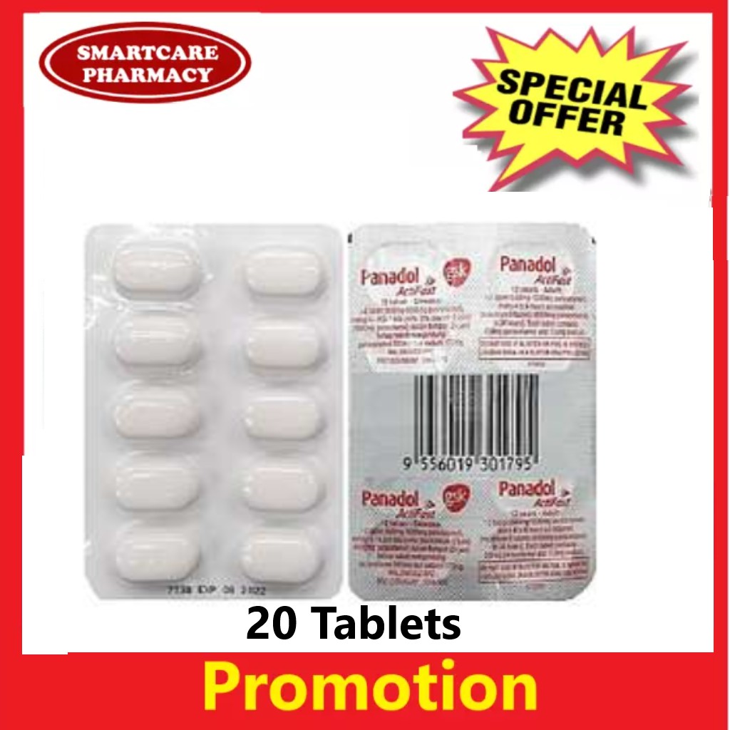 Panadol Actifast 20 tablet | Shopee Malaysia
